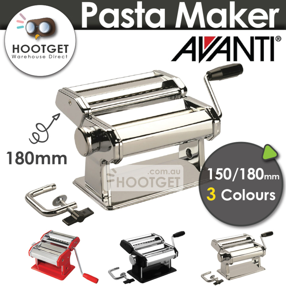 [3Colour/150-180mm] Avanti Stainless Steel Pasta Maker Machine Noodle ...