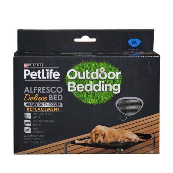 Purina PetLife Alfresco Deluxe Dog Bed Replacement Cover 4 Size ...